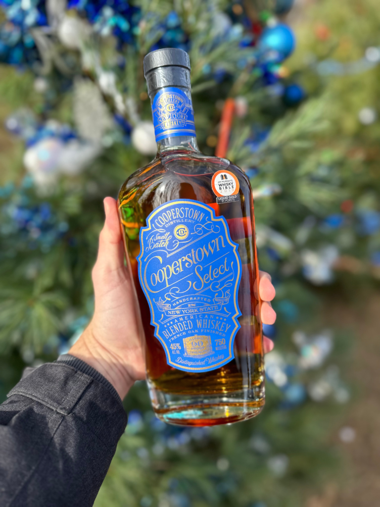 Cooperstown Select American Blended Whiskey- Shelf Talker/Tasting Notes ...