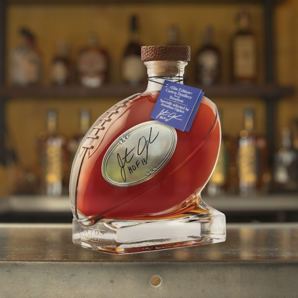 Jonathan Ogden Decanter - Cooperstown Distillery